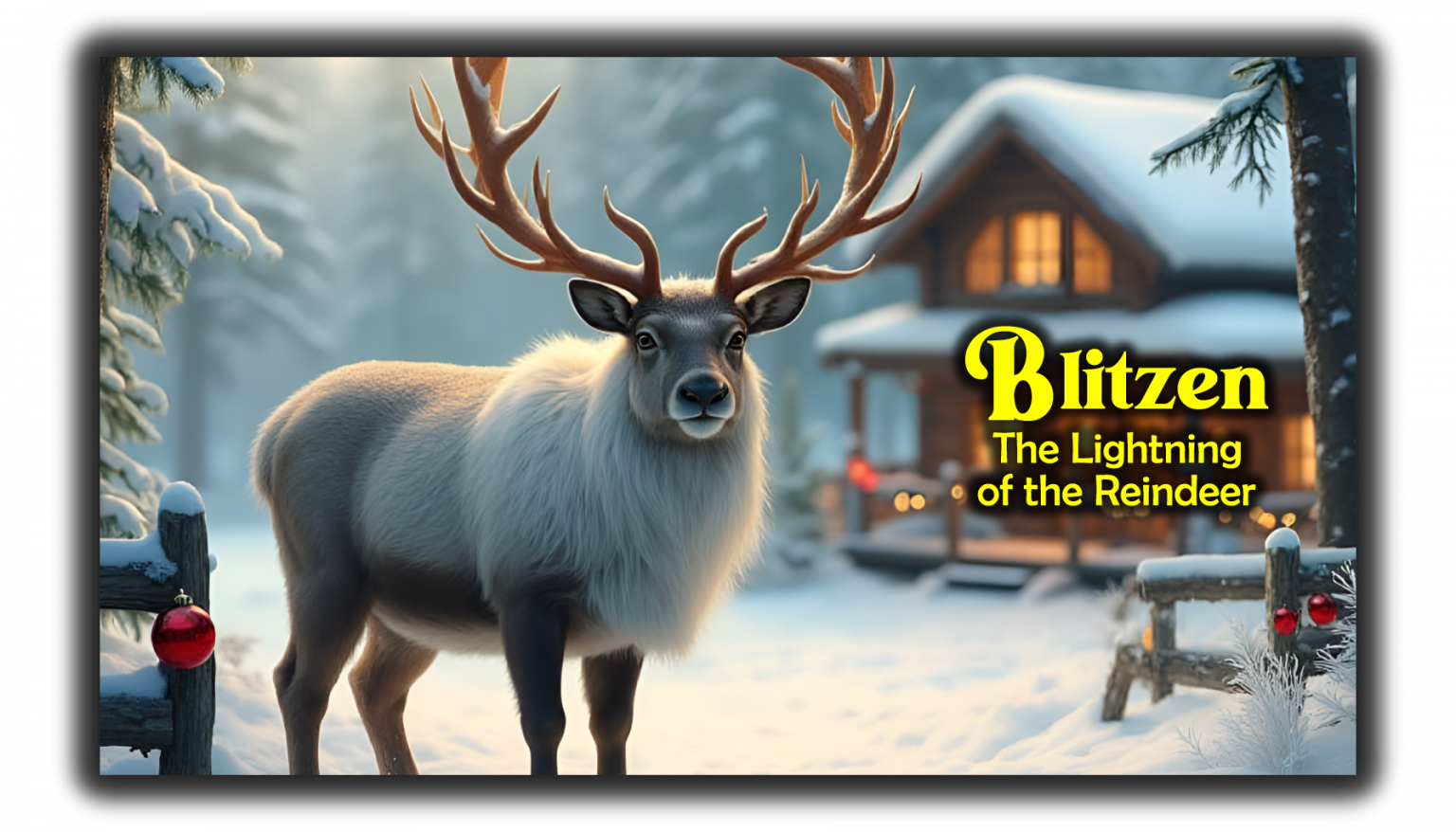 Blitzen: The Lightning of the Reindeer Welcome to the North Pole